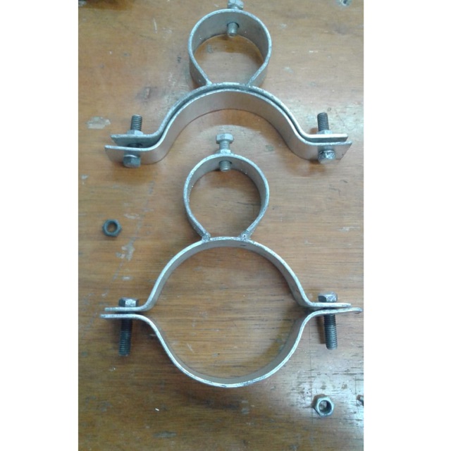Jual Klem Tiang PJU / Clamp PJU 2 x 3 inch + 2 x 7 Inch | Shopee Indonesia