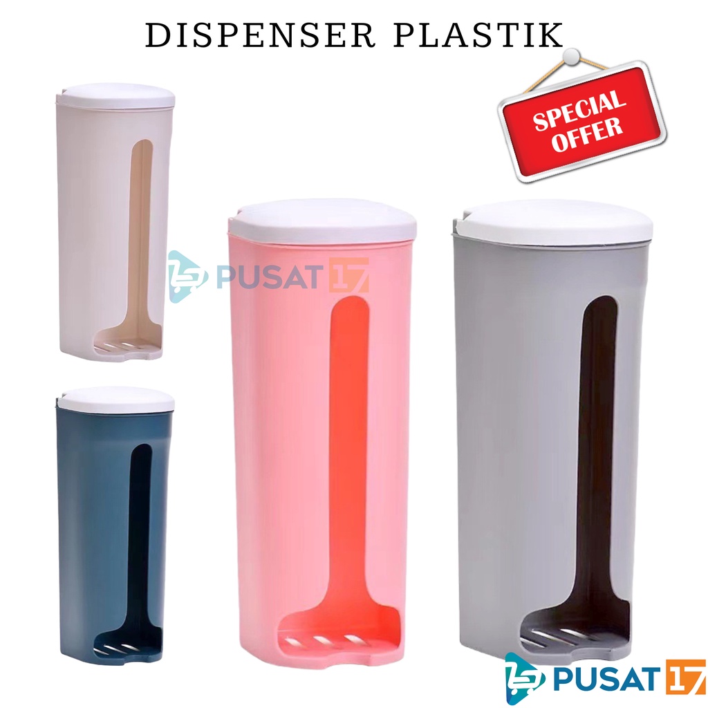 Jual PUSAT17 DISPENSER TEMPAT KANTONG PLASTIK SAMPAH TEMPEL DINDING ...