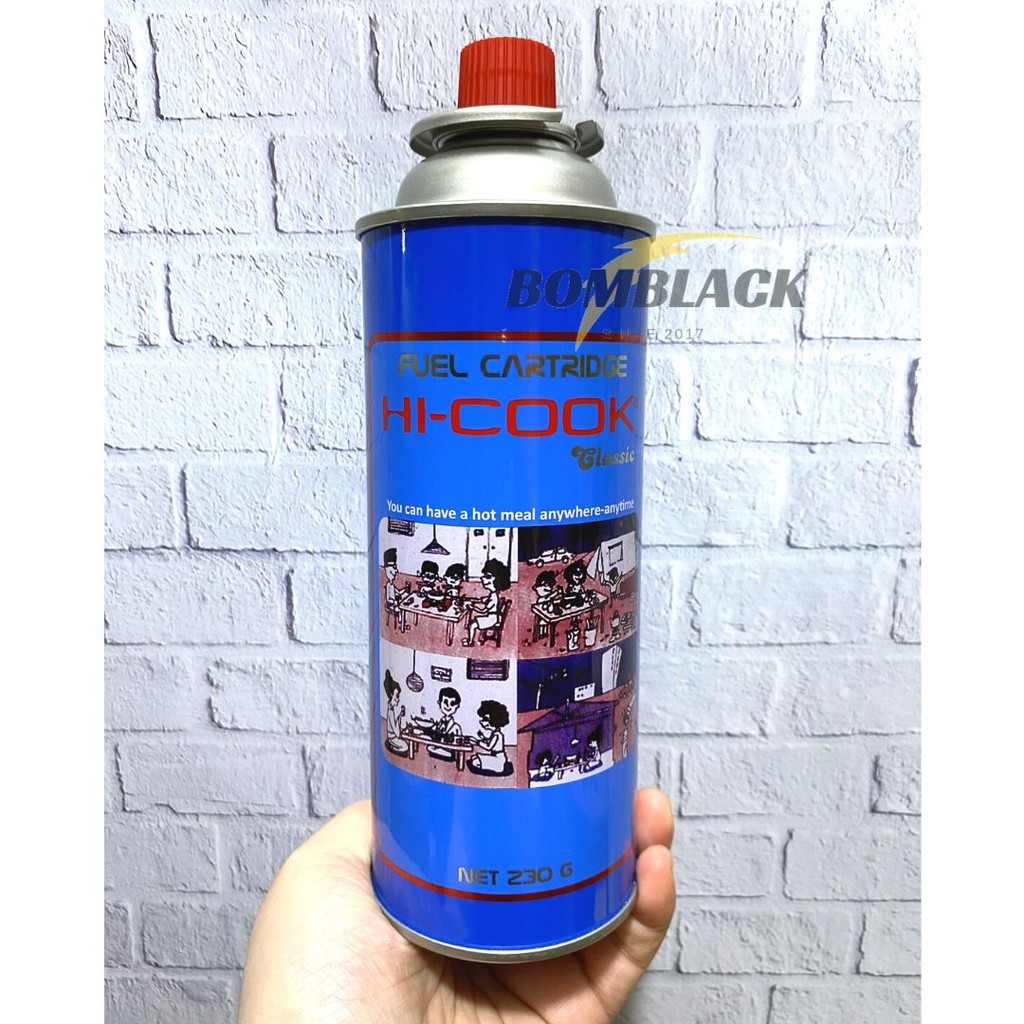 Tabung Gas HICOOK Kaleng 230gr Kompor Gas Portable Hi Cook Hi-cook ...