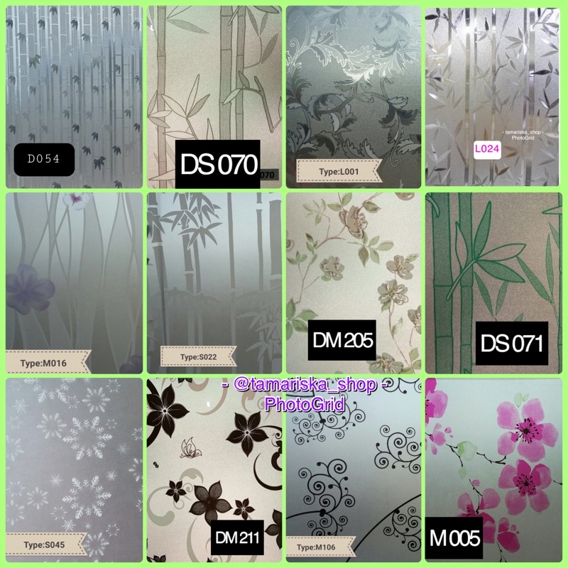 Jual Sticker kaca rumah stiker kaca kantor berkualitas L.120cm | Shopee ...