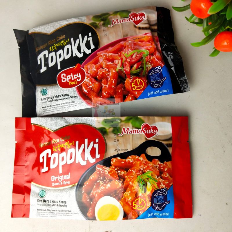 Jual MamaSuka Snack Topokki Tteokbokki Instan Korea Halal Original Hot ...