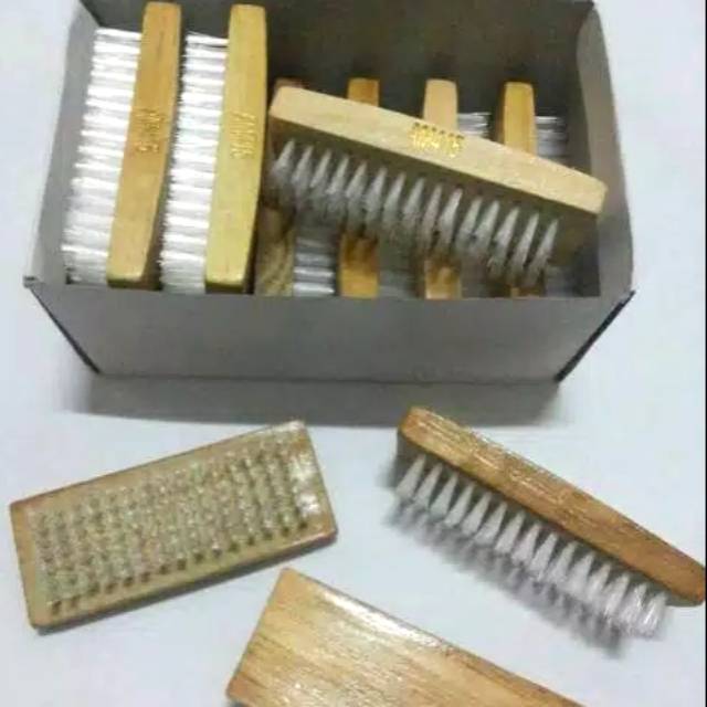 Jual Sikat cuci baju lantai gagang kayu serbaguna | Shopee Indonesia