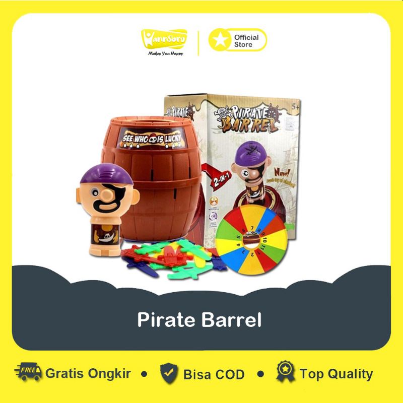 Jual HANNSBRO Pirate Barrel / Pirate Roulette (XXL size) | Shopee Indonesia