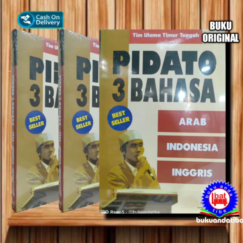Jual Buku Pidato 3 Bahasa - Arab - Indonesia - Inggris - Tim Ulama ...