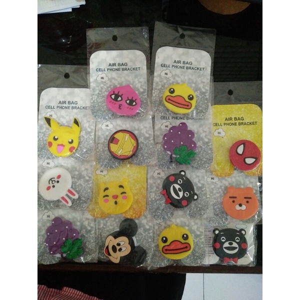 Jual POP SOCKET 3D MOTIF STAND HANDPHONE | Shopee Indonesia