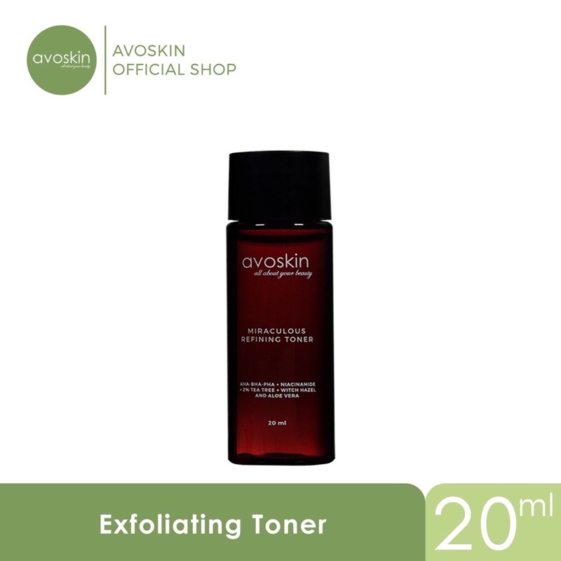 Jual Avoskin Miraculous Refining Toner Travel Size 20 ml - Exfoliating ...