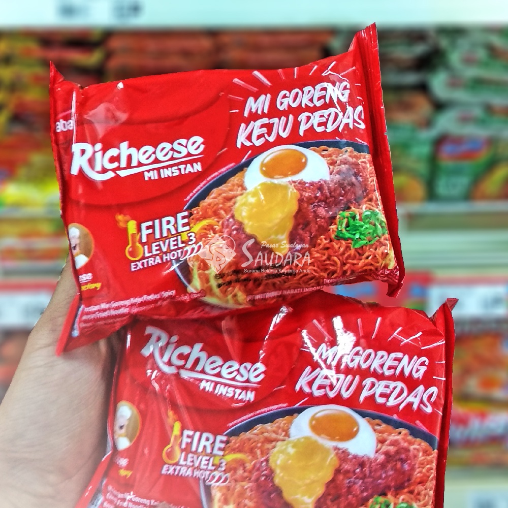 Jual Richeese Mie Instan - Richeese Mie Goreng Keju Level - Mie Keju ...