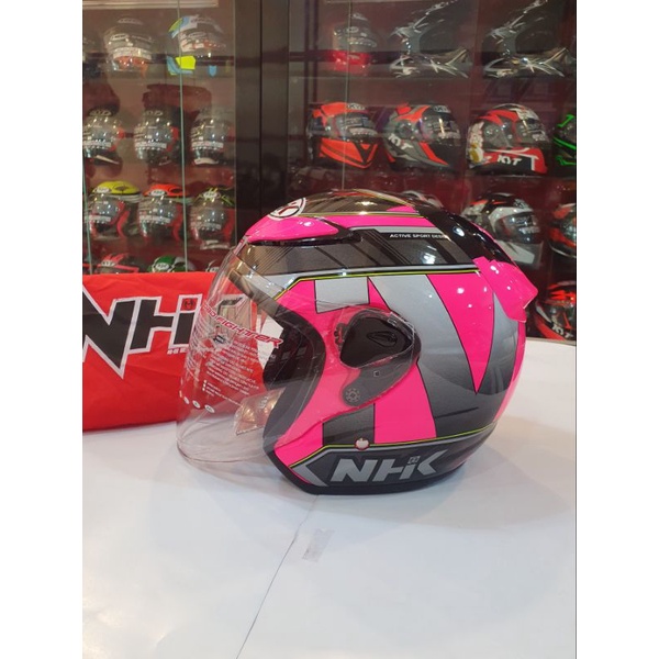 Jual Helm NHK R6 WAVE SE Kd.706 | Shopee Indonesia