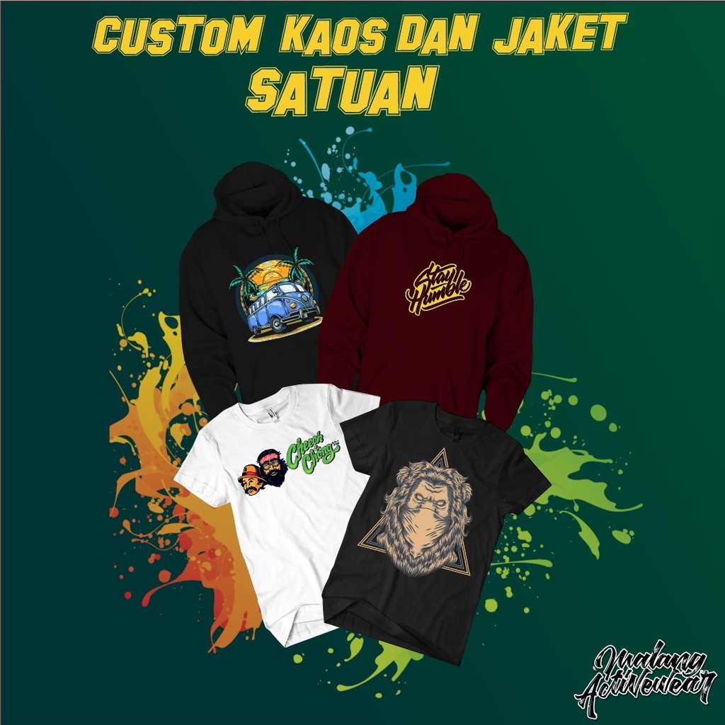 Jual Custom Kaos ,Jaket, etc Satuan Sablon DTF/Print DTF Custom Kaos ...