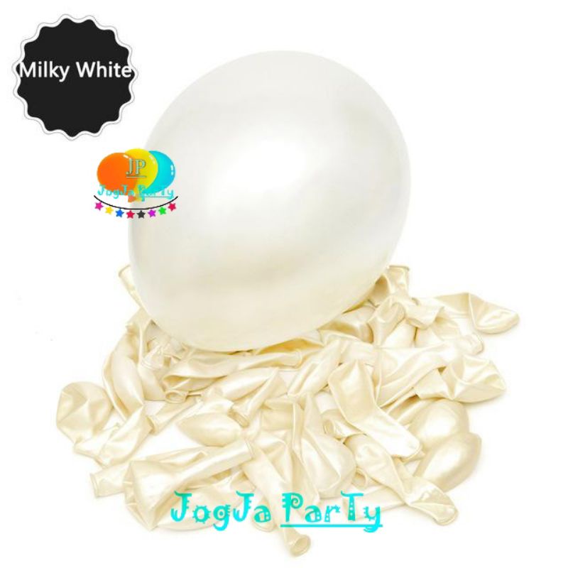 Jual balon latex PUTIH balon metalik balon ultah balon ulang tahun ...
