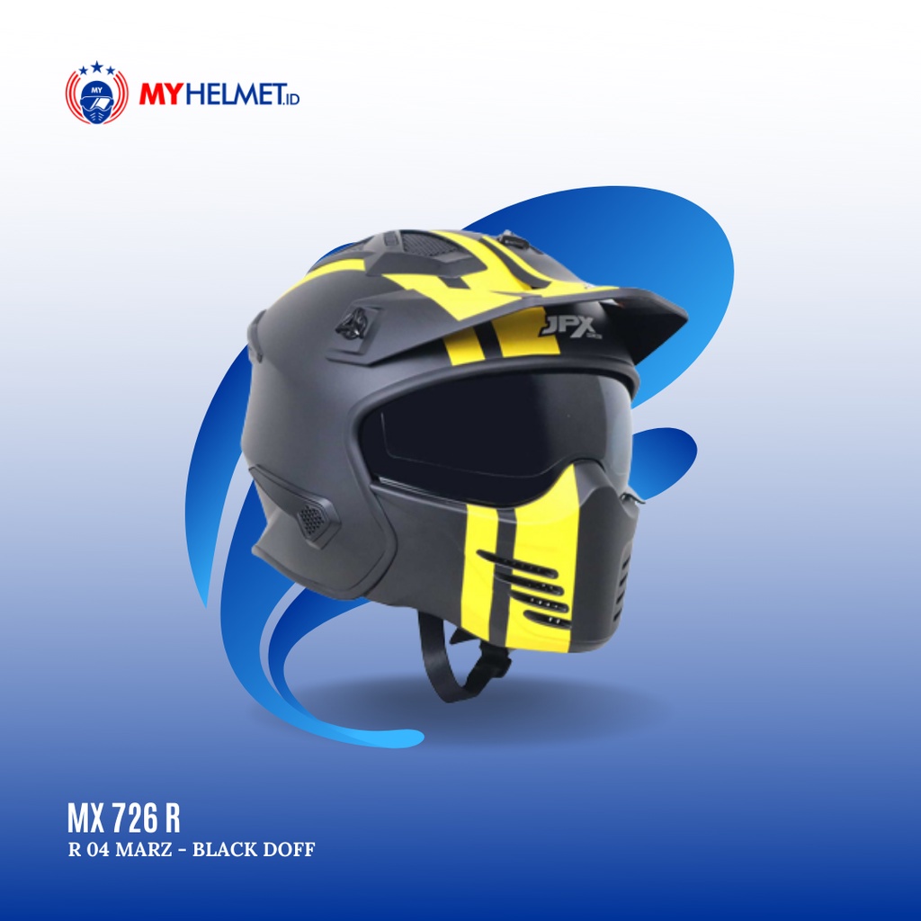 Jual Helm JPX MX 726-R - R 04 MARZ | Shopee Indonesia