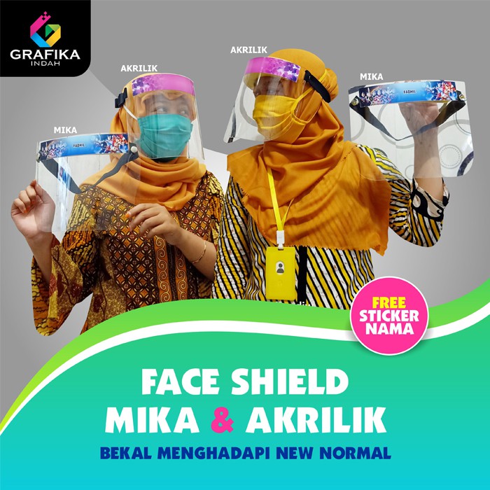 Jual FACE SHIELD KECE PELINDUNG WAJAH UNTUK DEWASA DAN ANAK - GRATIS ...