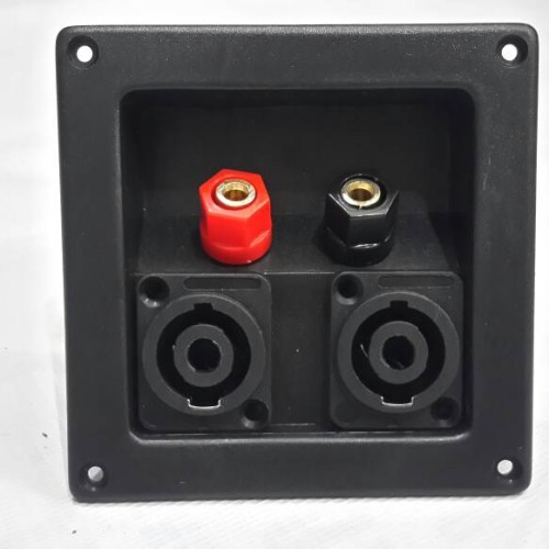 Jual TERMINAL BOX SPEAKER BIDING & 2 SOKET SPIKON (TERMINAL 2 IN 1 ...