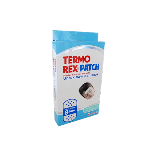 Jual Termorex Patch Plester Kompres Demam Untuk Bayi & Anak 1 Lembar ...