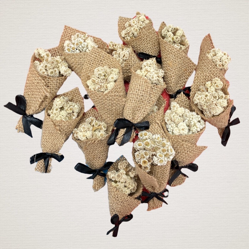 Jual MINI BUCKET BUNGA EDELWEIS / MINI BUKET / SOUVENIR | Shopee Indonesia