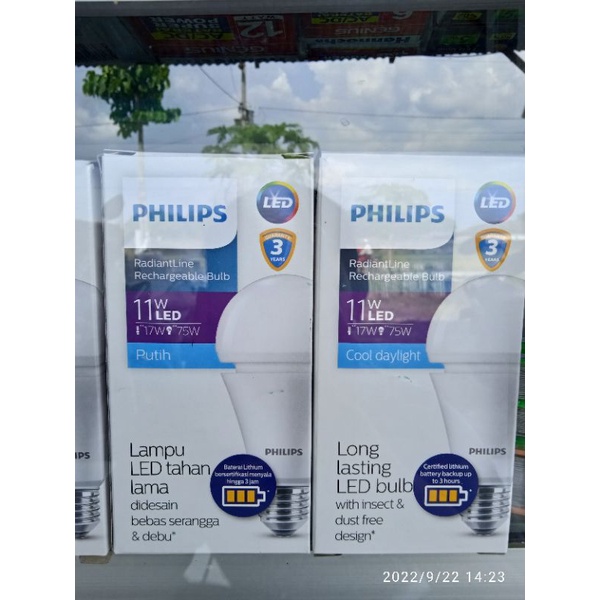 Jual Philips emergency Radiant line 11 watt dan 8 watt | Shopee Indonesia