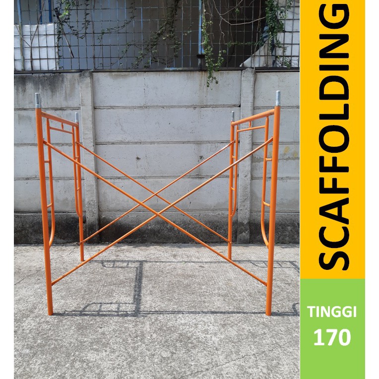 Jual Scaffolding Steger Frame Pipa Tebal 2mm* Tinggi 170 | Shopee Indonesia