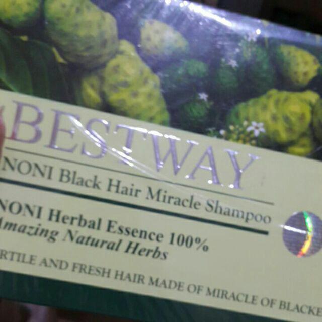Bestway Noni Hair Dye Black Hair Magic 20's - Shampoo Noni, Semir ...