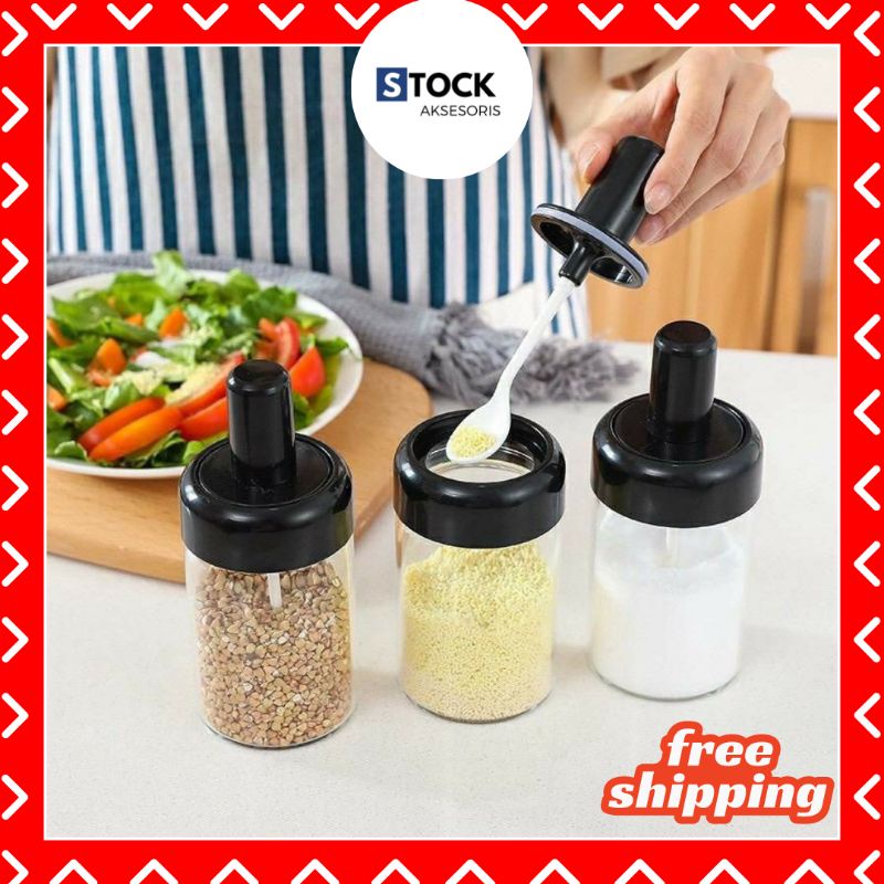 Jual Botol Bumbu Dapur Kaca / Tempat Bumbu Dapur Gula Garam Serbaguna ... Jual Botol Bumbu Dapur Kaca / Tempat Bumbu Dapur Gula Garam Serbaguna ...
