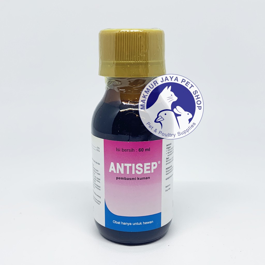 Jual Antisep 60ml Medion Pembasmi Kuman Hewan / Unggas / Kandang 60 ml ...