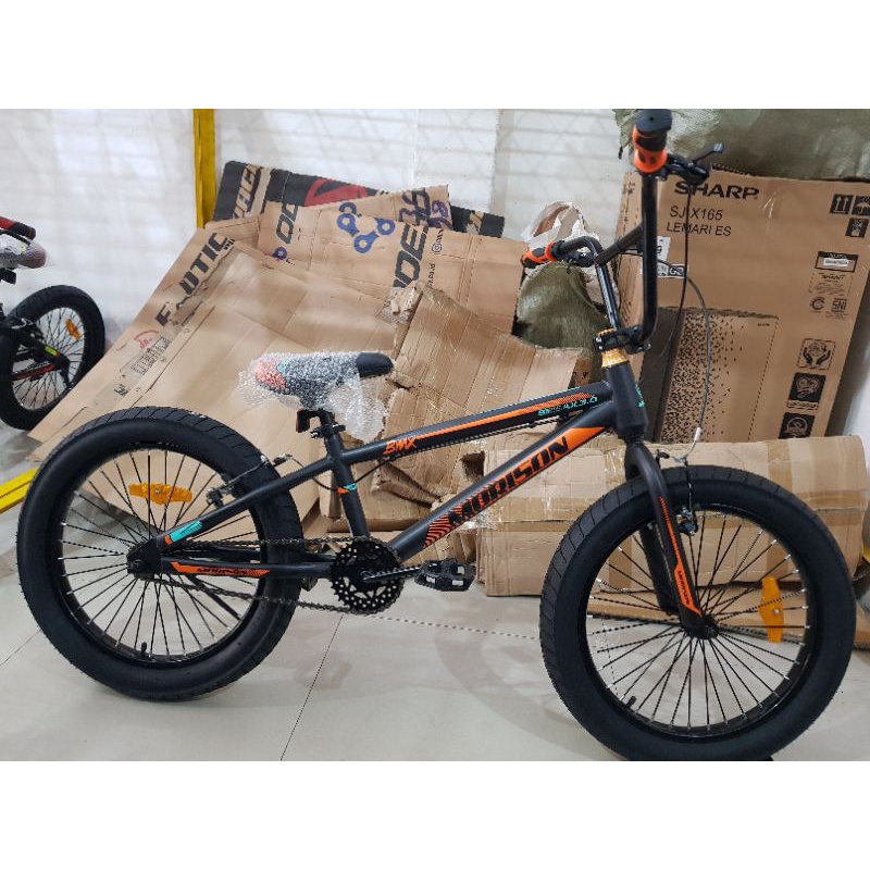 Jual Sepeda BMX 20 inch MORISON BAN JUMBO 3.0 ( Warna Orange ) | Shopee ...