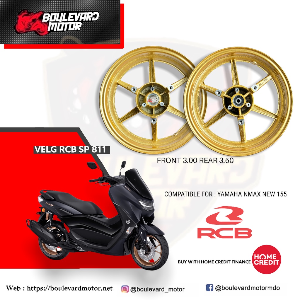 Jual Velg Rcb All New N Max & Nmax Old tipe sp 811 | Shopee Indonesia