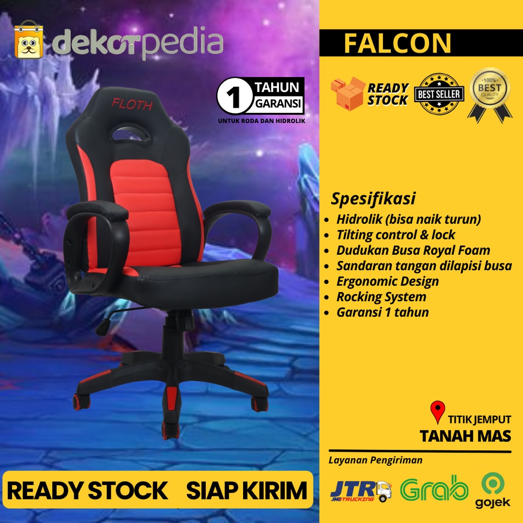 Jual Kursi Gaming FLOTH-FALCON (DALAM KOTA) | Shopee Indonesia