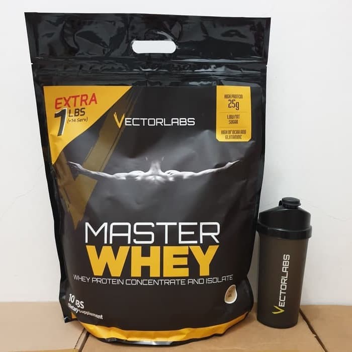 Jual Master Whey 11Lbs Vector Labs Whey | Shopee Indonesia