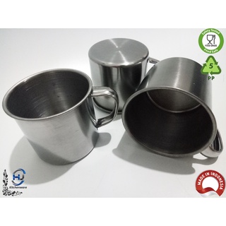 Jual Cangkir Minum 200 ML / Cangkir Besi / Cangkir Stainless Steel ...