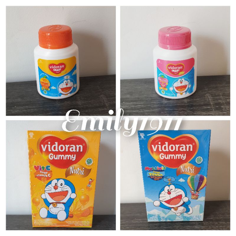 Jual Vidoran Gummy Nutri Vitamin C 54gr / Smart Vitamins 25 Tablet ...