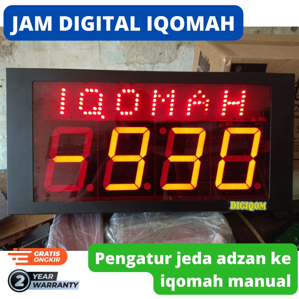 Jual jam digital iqomah timer iqomah murah | Shopee Indonesia