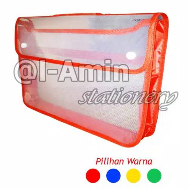 Jual SCHOOL ZIPPER BAG (MAP JINJING) MAP SLETING/ MAP KANCING Indonesia ...