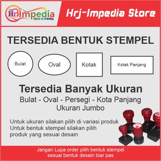 Jual Cetak Stempel Otomatis Ukuran Standar Stempel RT & RW | Cetak ...