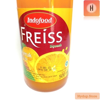 Jual Indofood Freiss Squash Syrup Rasa jeruk | Orange 500 mL | Shopee ...