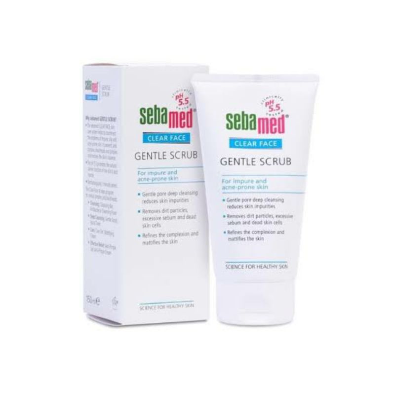 Jual Sebamed Clear Face Gentle Scrub 150ml/ Scrub Cuci muka | Shopee ...