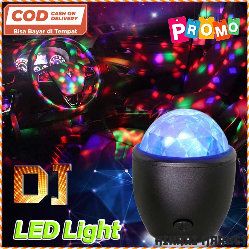 Jual Lampu Disko / Lampu Disco LED Mini Crystal Magic Ball Light USB ...
