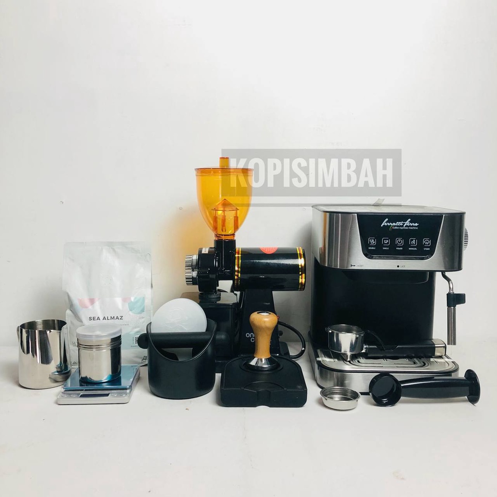 Jual Paket Mesin Espresso CM 2009B & Grinder Kopi N600 Alat Seduh ...