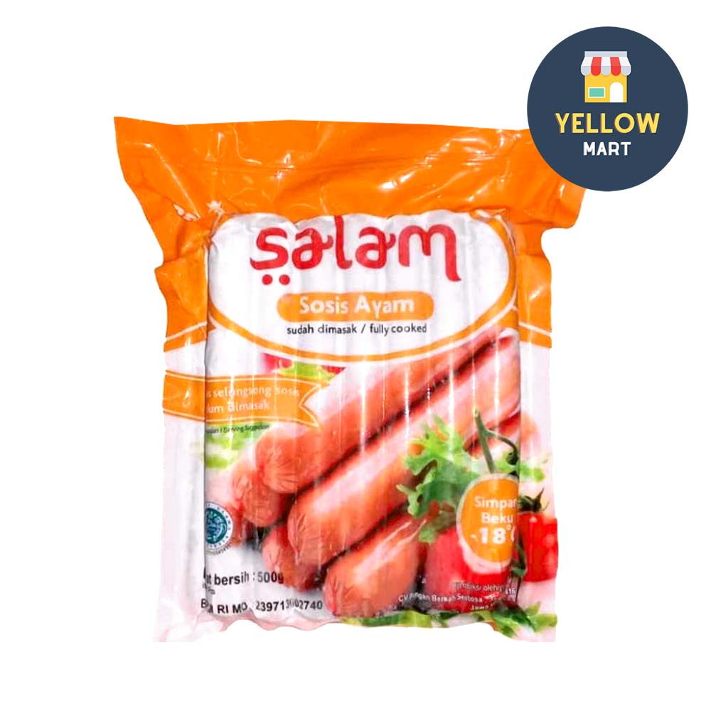 Jual Salam Sosis Ayam Merah Long 500 Gram (FROZEN FOOD BANDUNG ...