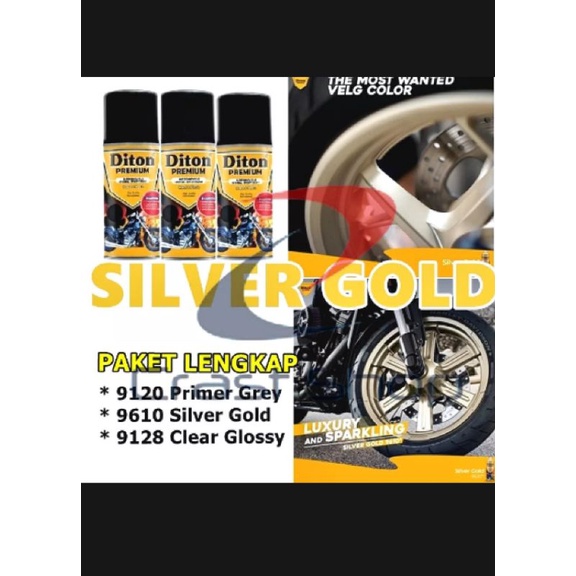 Jual Paket Lengkap Pilok Diton Silver Gold 9610 Pylok Silver Gold 400 ...