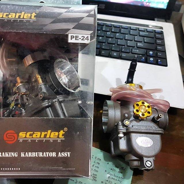 Jual Karburator PE 24 Scarlet Racing | Shopee Indonesia