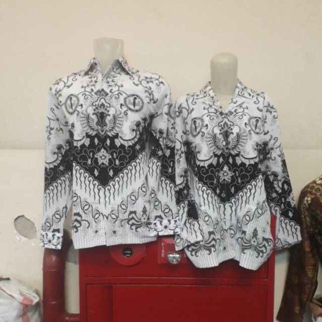 Jual Batik PGRI pria dan wanita. pakai puring/ lapis dalam apl halus ...