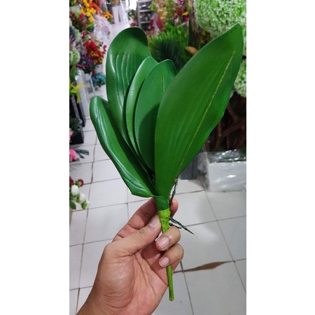Jual daun anggrek latex besar artifisial size XL | Shopee Indonesia
