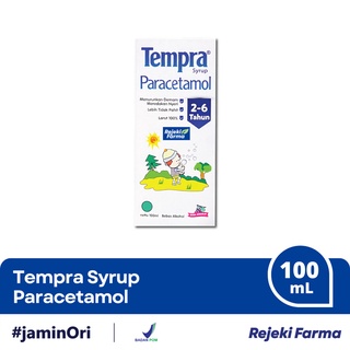 Jual Tempra Syrup Paracetamol 100mL Sirup Anak Demam Rasa Anggur 2-6 ...
