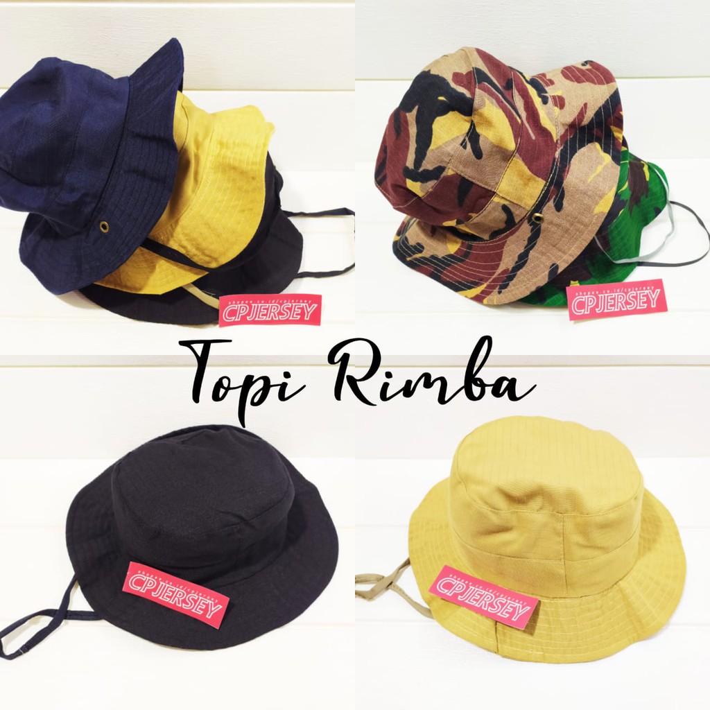 Jual Topi Rimba Petualang Alam Mancing Gunung Tentara ABRI TNI Prajurit ...