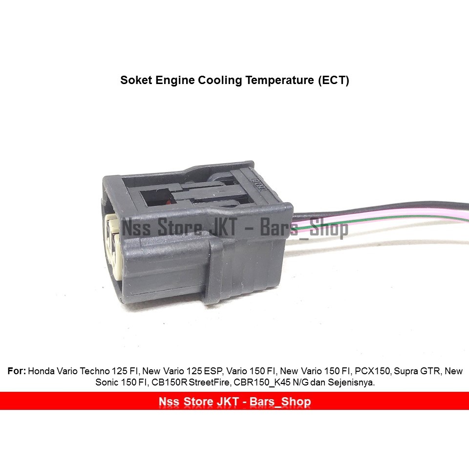 Jual Soket Sensor EOT ECT Engine Cooling Temp Sensor Suhu Vario 125 150 ...