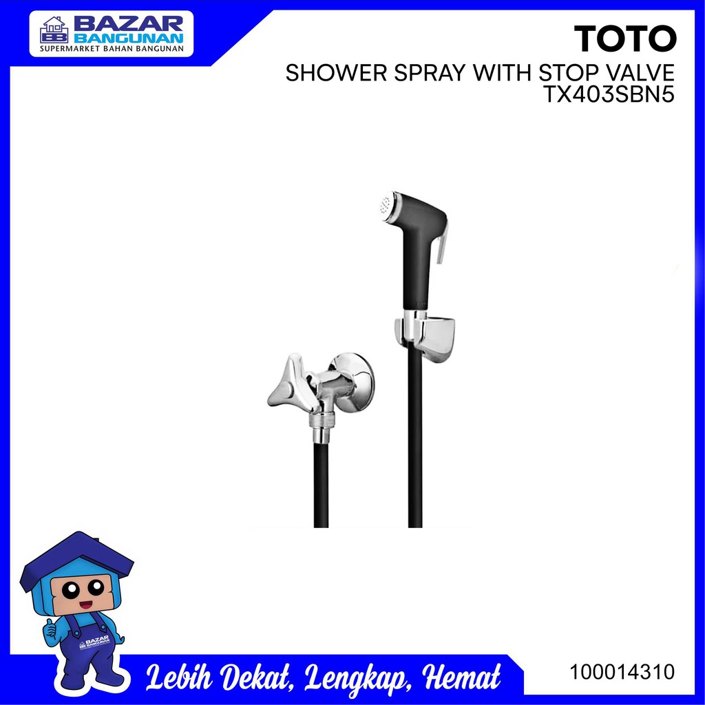 Jual Toto - Bidet Spray Jet Shower Washer Tx 403 Sbn5 Tx403Sbn5 Stop ...