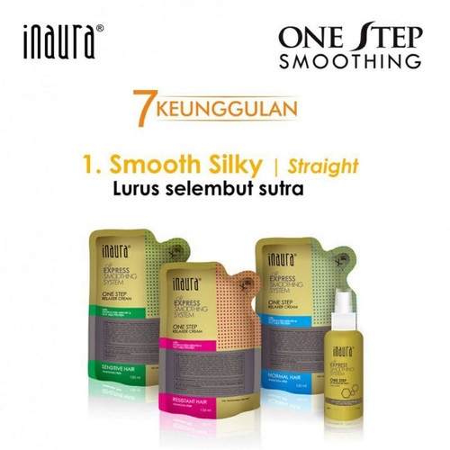 Jual INAURA ONE STEP EXPRESS SMOOTHING SYSTEM 130GR Indonesia|Shopee ...