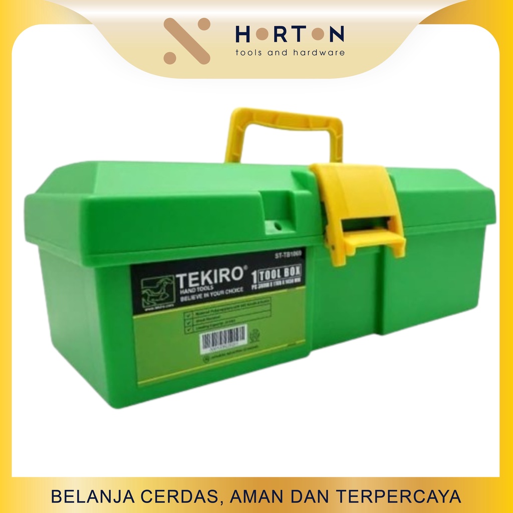 Jual TEKIRO TOOL BOX PVC TB901 / KOTAK PERKAKAS PLASTIK | Shopee Indonesia