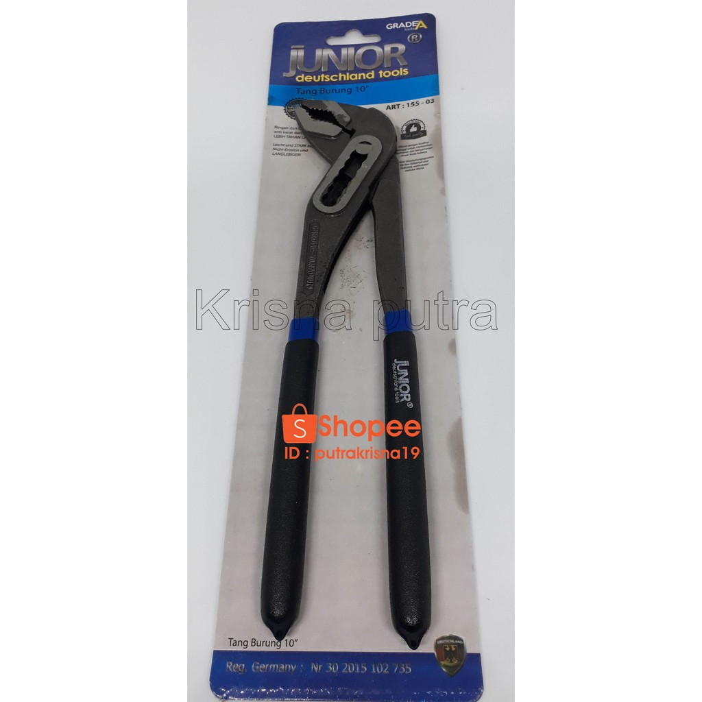 Jual TANG BURUNG 10" TANG PIPA 10" TANG PENJEPIT PIPA WATER PUMP PLIERS ...