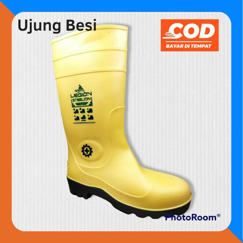 Jual SEPATU BOOTS KUNING LEGION UJUNG BESI (WARNA KUNING) | Shopee ...
